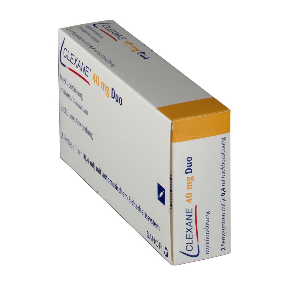 CLEXANE 40 mg Duo 0,4 ml Fertigspr.m.aut.Sich.Sy. - shop-apotheke.com