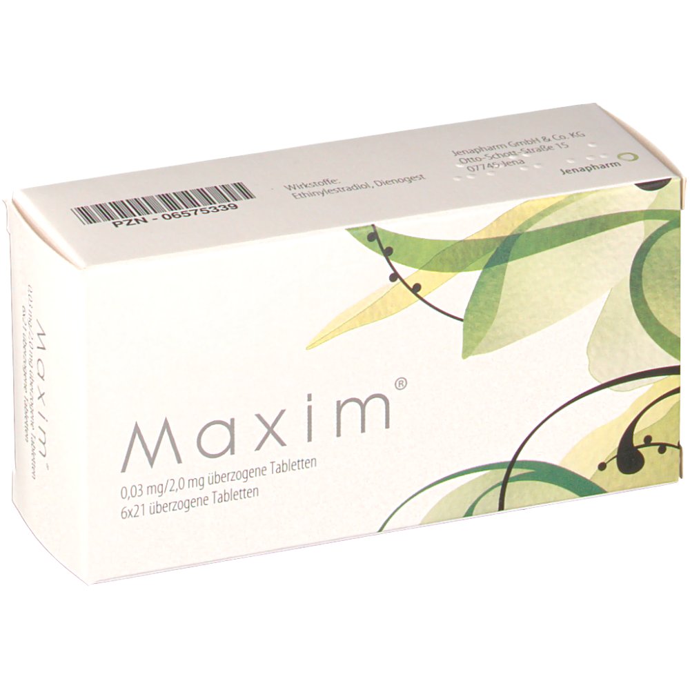 Maxim 0,030 mg/2 mg Tabletten - shop-apotheke.com