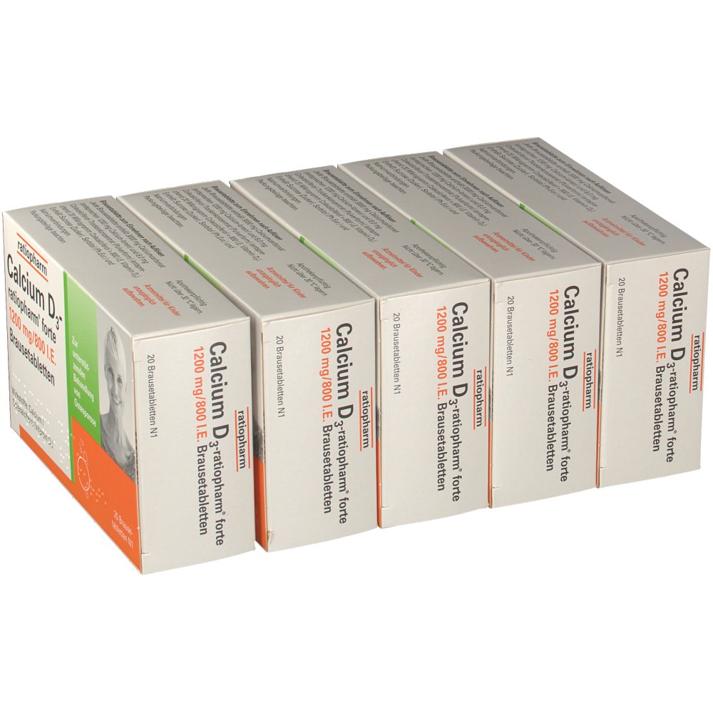 Calcium D3-ratiopharm® forte Brausetabletten - shop-apotheke.com