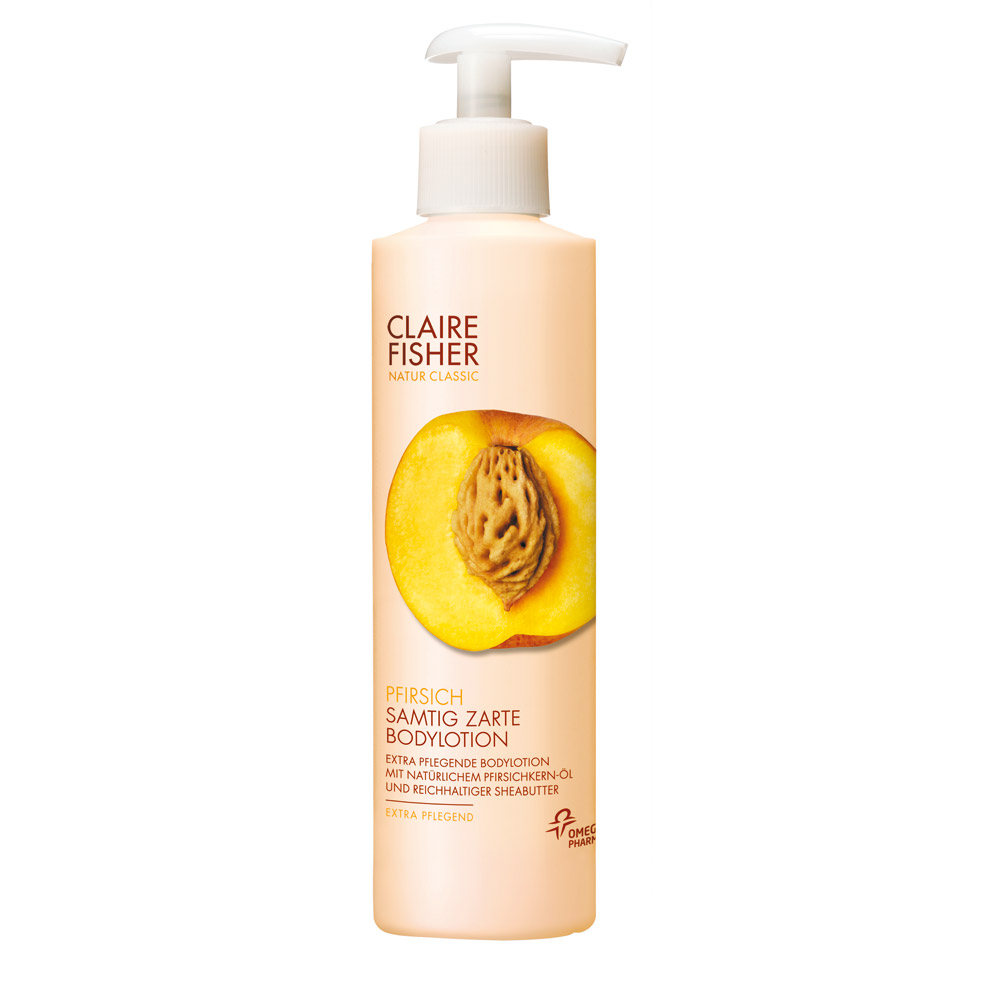 Claire Fisher NC samtig zarte Bodylotion mit Pfirsich - shop-apotheke.com