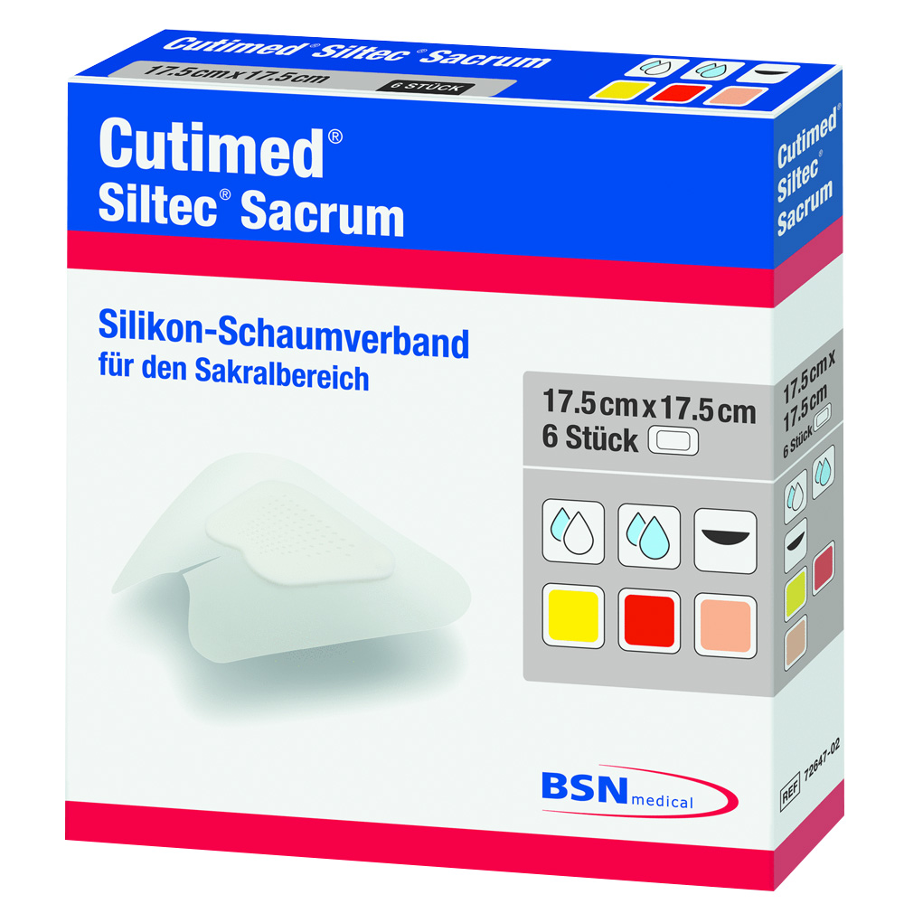 Cutimed® Siltec Sacrum 17,5 cm x 17,5 cm - shop-apotheke.com