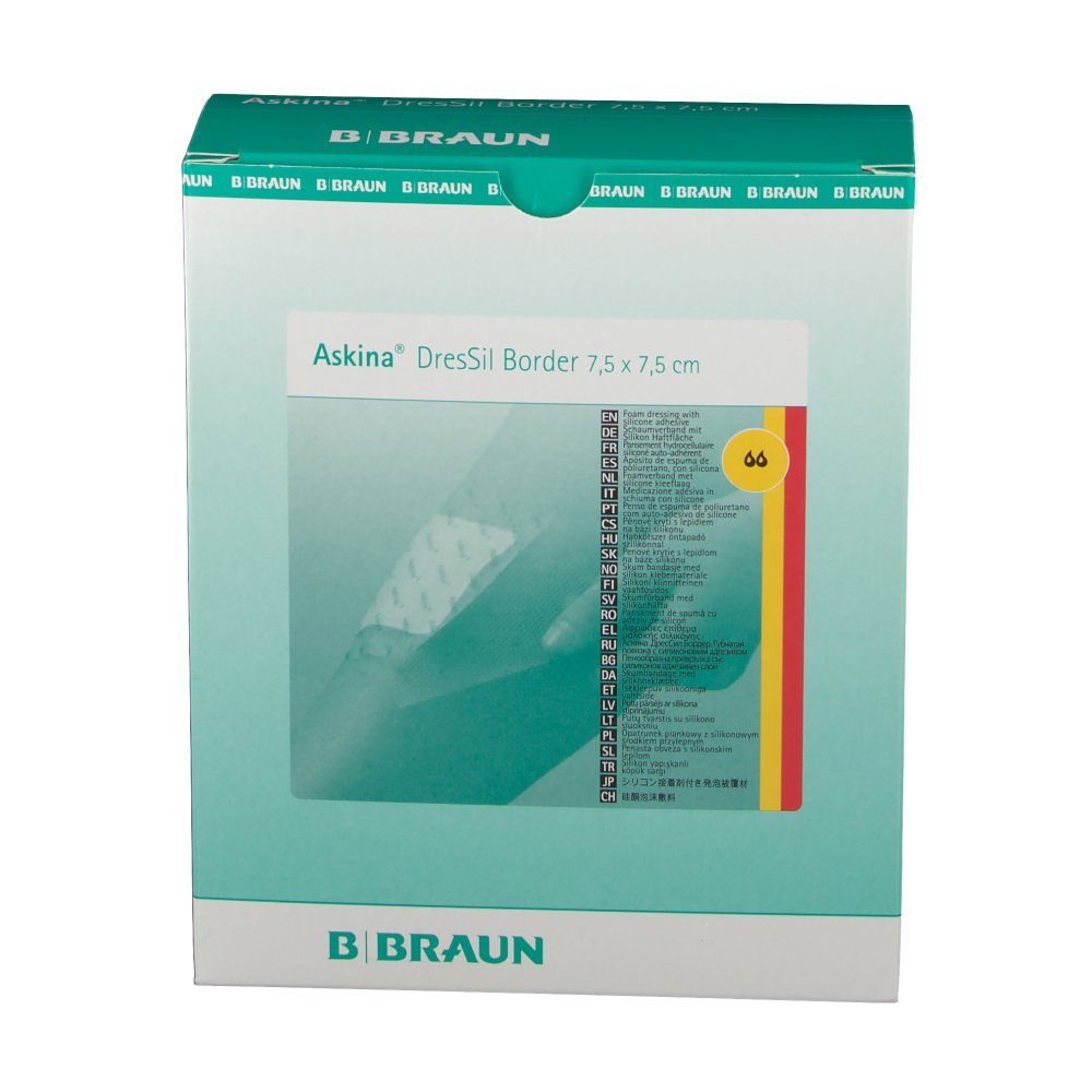 Askina® DresSil Border 7,5 x 7,5 cm - shop-apotheke.com
