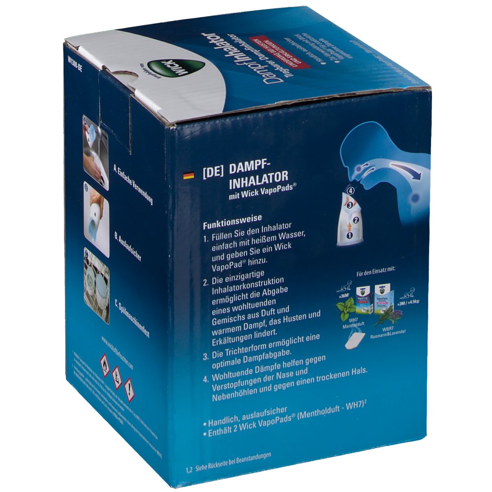 WICK Dampf-Inhalator mit Wick VapoPads® - shop-apotheke.com