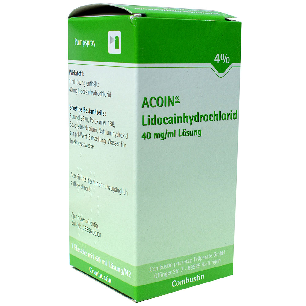 ACOIN®- Lidocainhydrochlorid 40 mg/ml - shop-apotheke.com