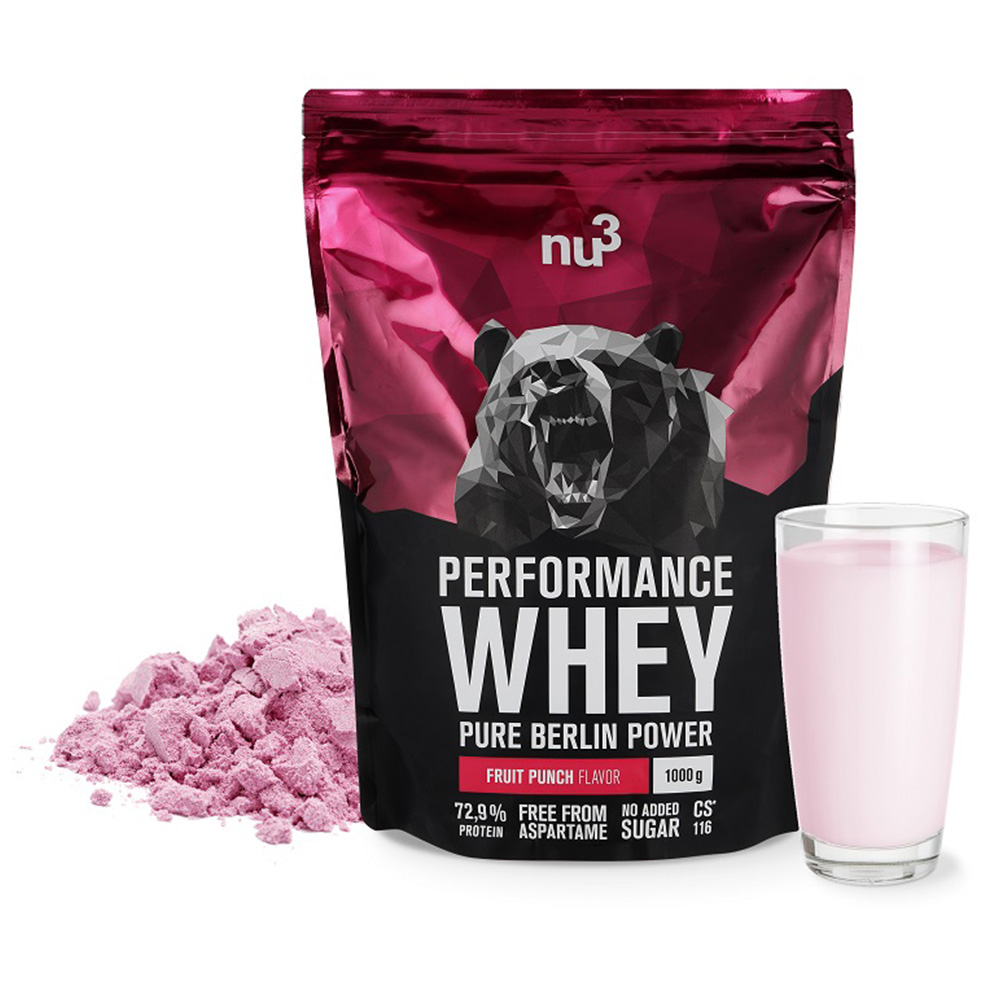 Nu3 Performance Whey Fruit Punch Proteinpulver Shop