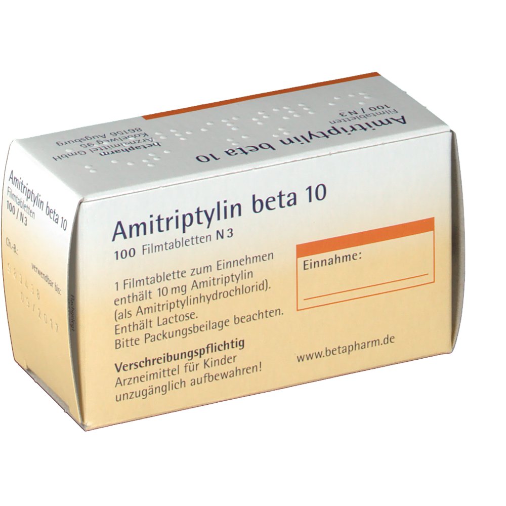 Amitriptylin beta 10 Filmtabletten - shop-apotheke.com