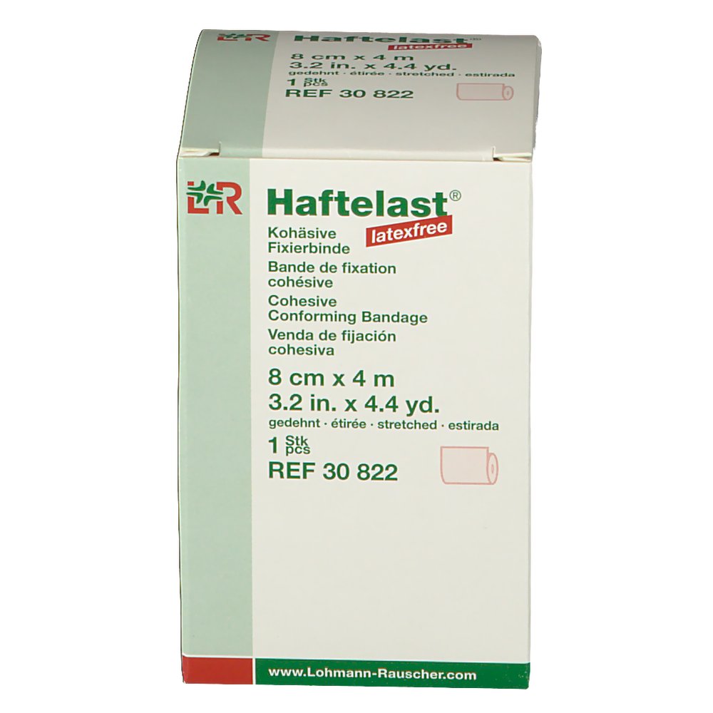 Haftelast® Fixierbinde 8 cm x 4 m creme - shop-apotheke.com