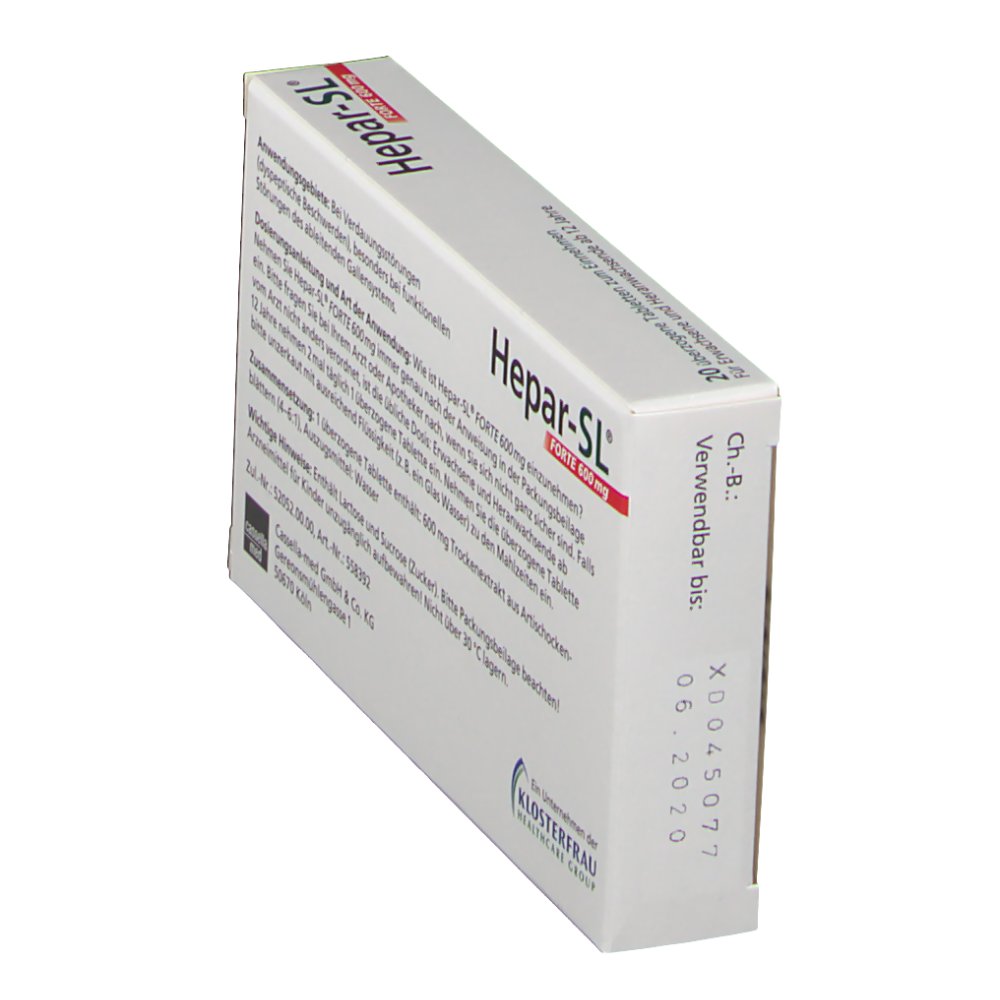 Hepar-SL® FORTE 600 mg - shop-apotheke.com