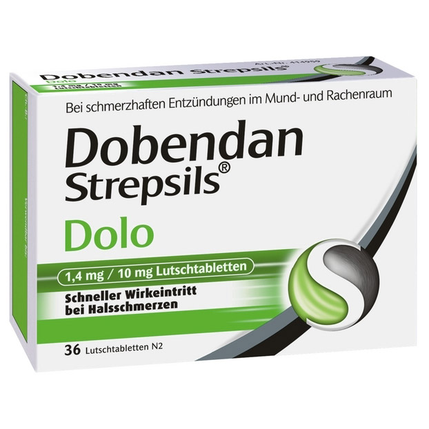 Dobendan Strepsils® Dolo 1,4 mg/10 mg Lutschtabletten - shop-apotheke.com