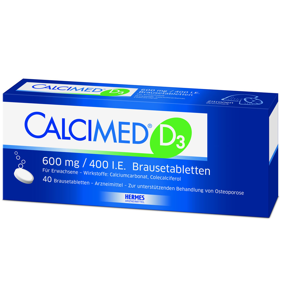 CALCIMED® D3 600 mg/400 I.E. Brausetabletten - shop-apotheke.com