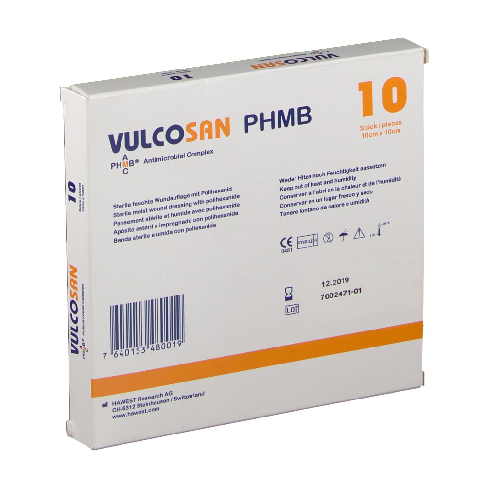 Vulcosan Kompressen 10 x 10 cm - shop-apotheke.com