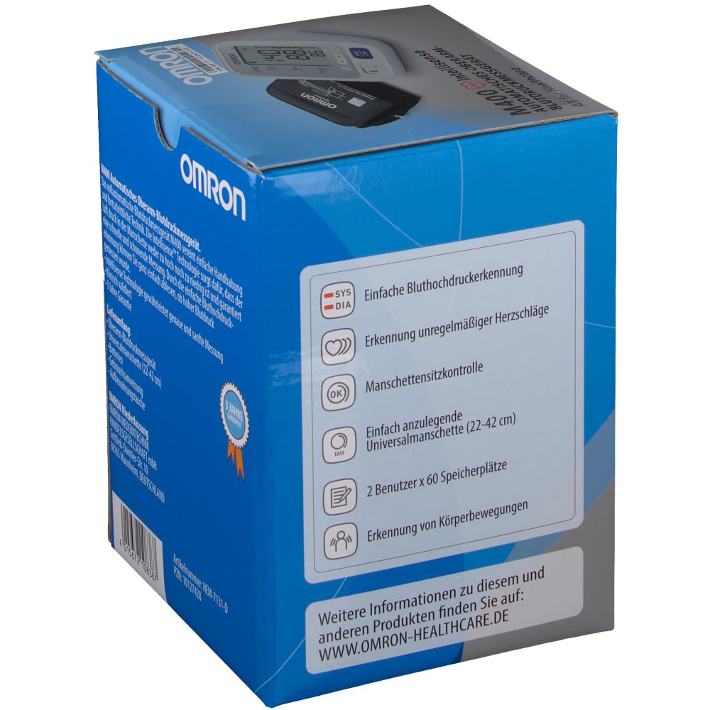 OMRON M 400 Oberarm Blutdruckmessgerät - shop-apotheke.com