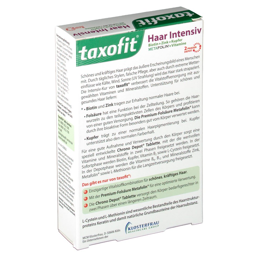 Taxofit® Haar Intensiv Chrono Depot Tabletten - shop-apotheke.com