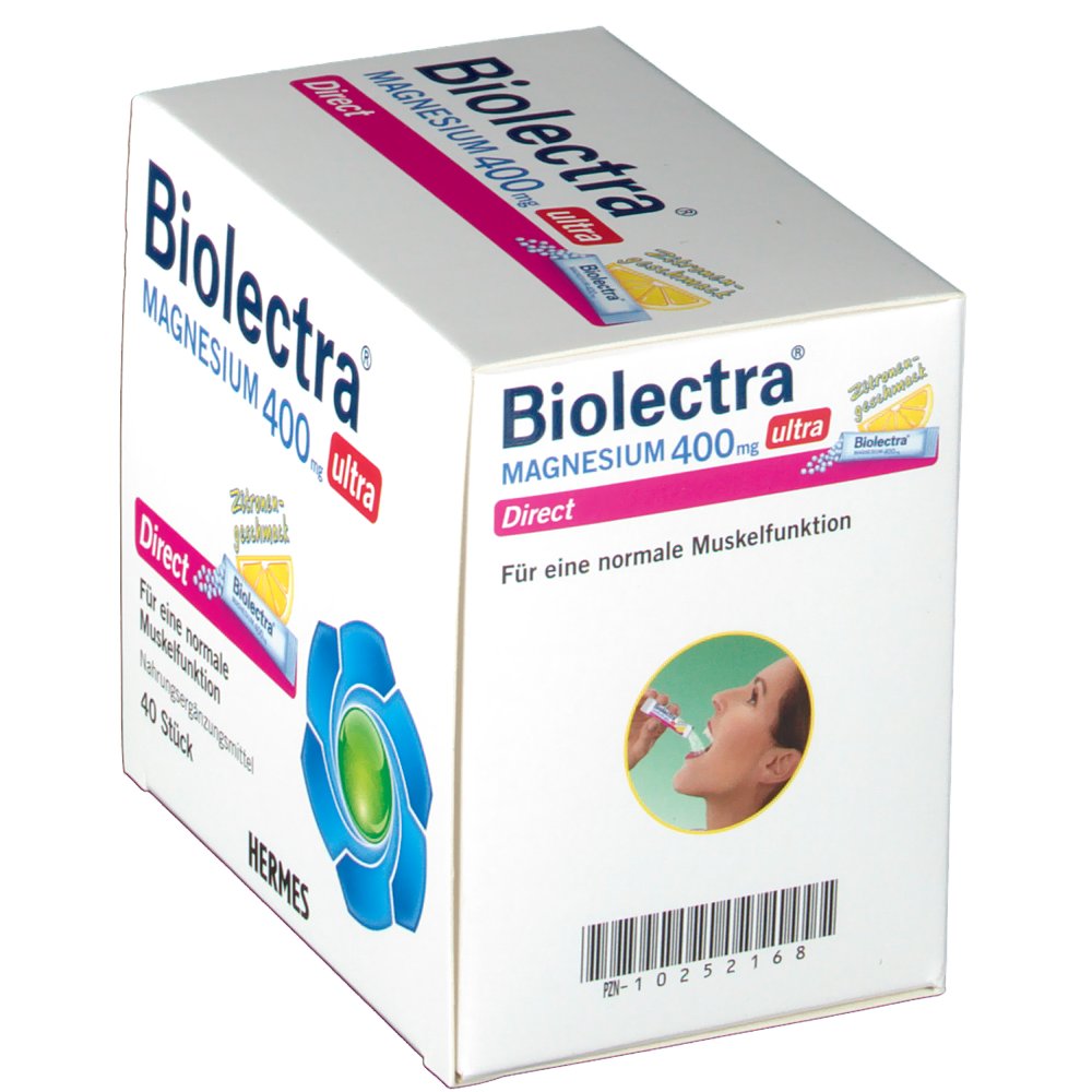 Biolectra® Magnesium ultra Direct 400 mg Zitrone - shop-apotheke.com