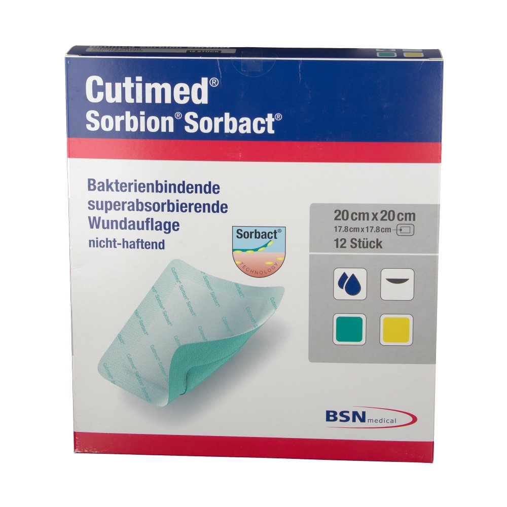 Cutimed® Sorbact 20 cm x 20 cm - shop-apotheke.com