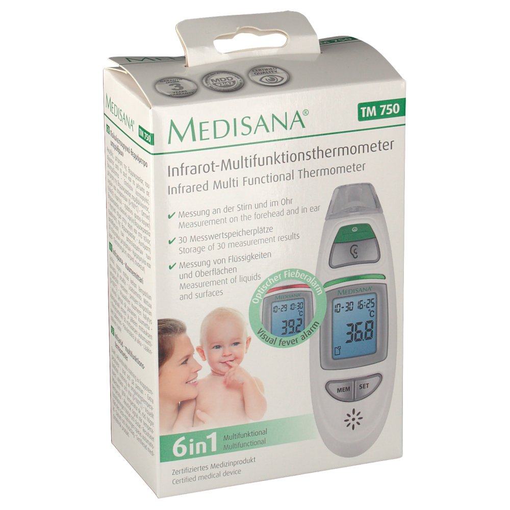 Medisana® Infrarot-Multifunktions-Thermometer TM 750 - shop-apotheke.com