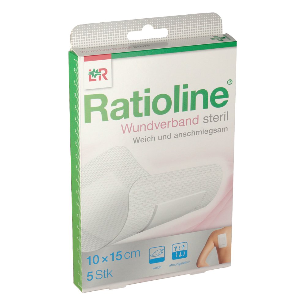 Ratioline® steriler Wundverband 15 x 10 cm - shop-apotheke.com