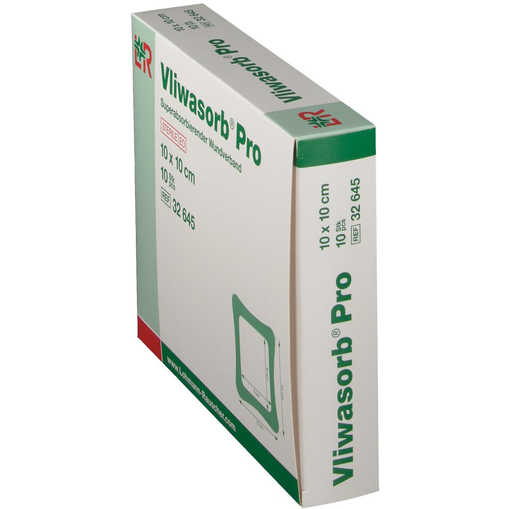 Vliwasorb® Pro Superabsorbierender Wundverband 10 x 10 cm - shop ...
