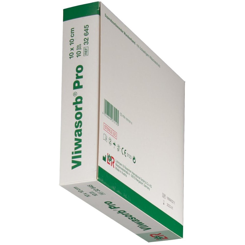 Vliwasorb® Pro Superabsorbierender Wundverband 10 x 10 cm - shop ...