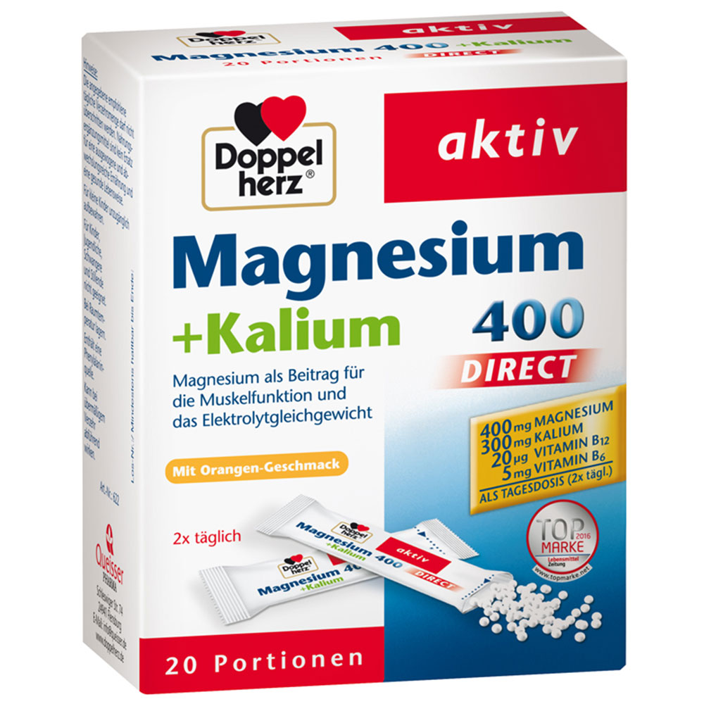 Doppelherz® aktiv Magnesium + Kalium DIRECT - shop-apotheke.com