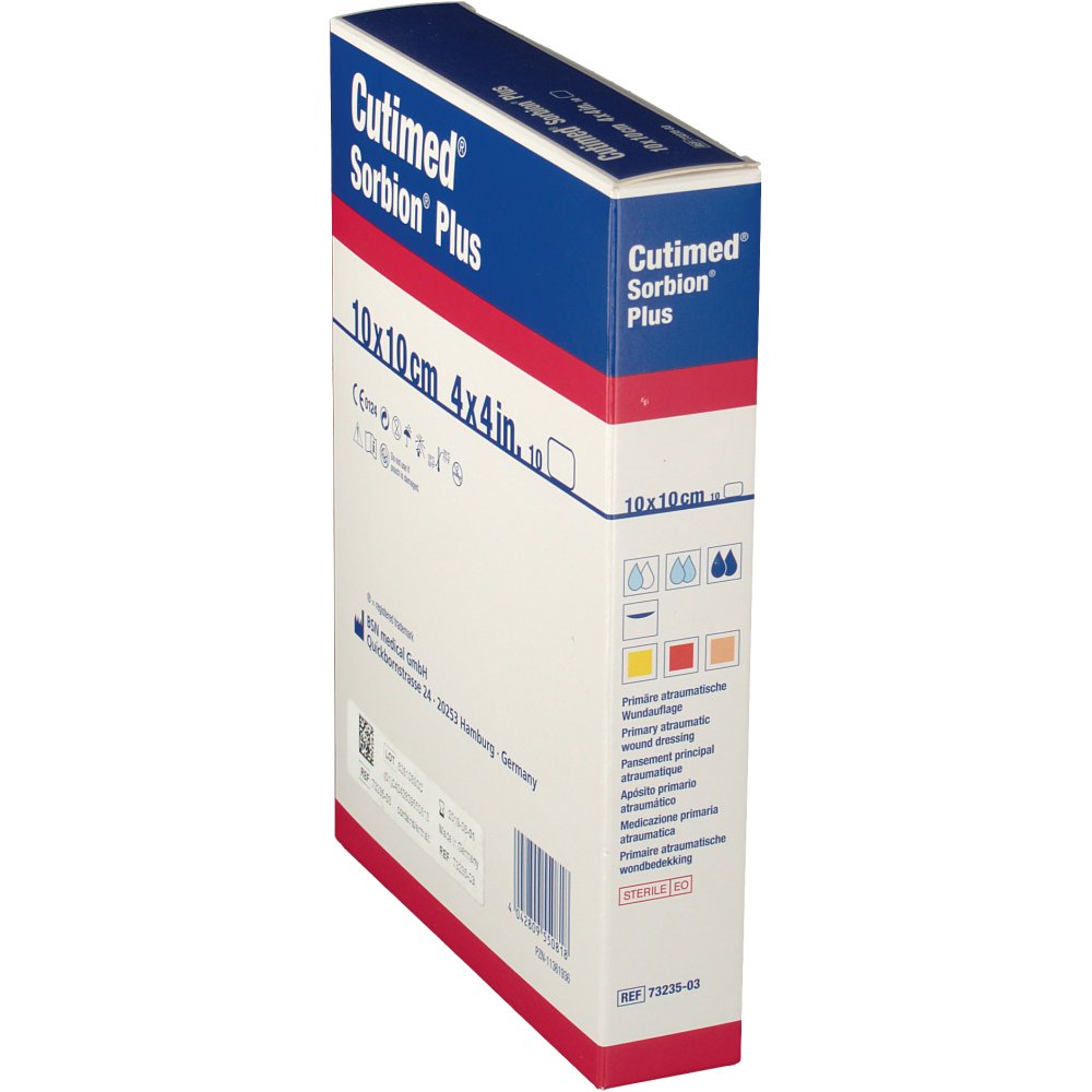Cutimed® Sorbion Plus 10 cm x 10 cm - shop-apotheke.com
