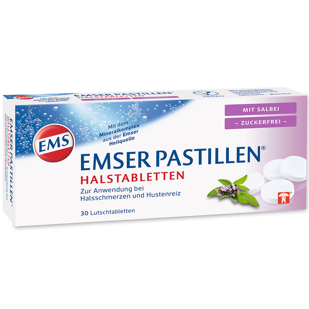Emser Pastillen® Halstabletten mit Salbei Zuckerfrei - shop-apotheke.com