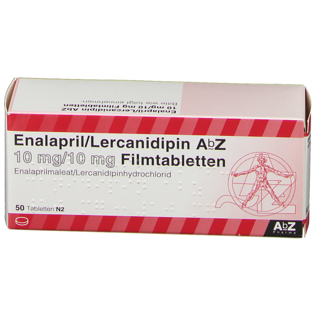 ENALAPRIL/Lercanidipin AbZ 10 mg/10 mg Filmtabl. - shop-apotheke.com