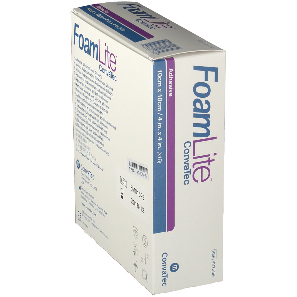 Foam Lite Convatec Adhesive 10 x 10 cm - shop-apotheke.com