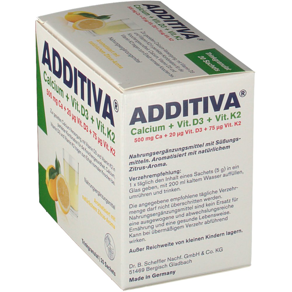 ADDITIVA® Calcium + Vit. D3 + Vit. K2 - shop-apotheke.com