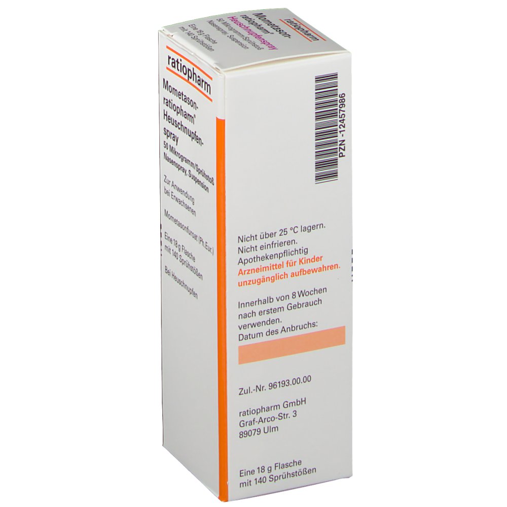 Mometason-ratiopharm® Heuschnupfenspray - shop-apotheke.com