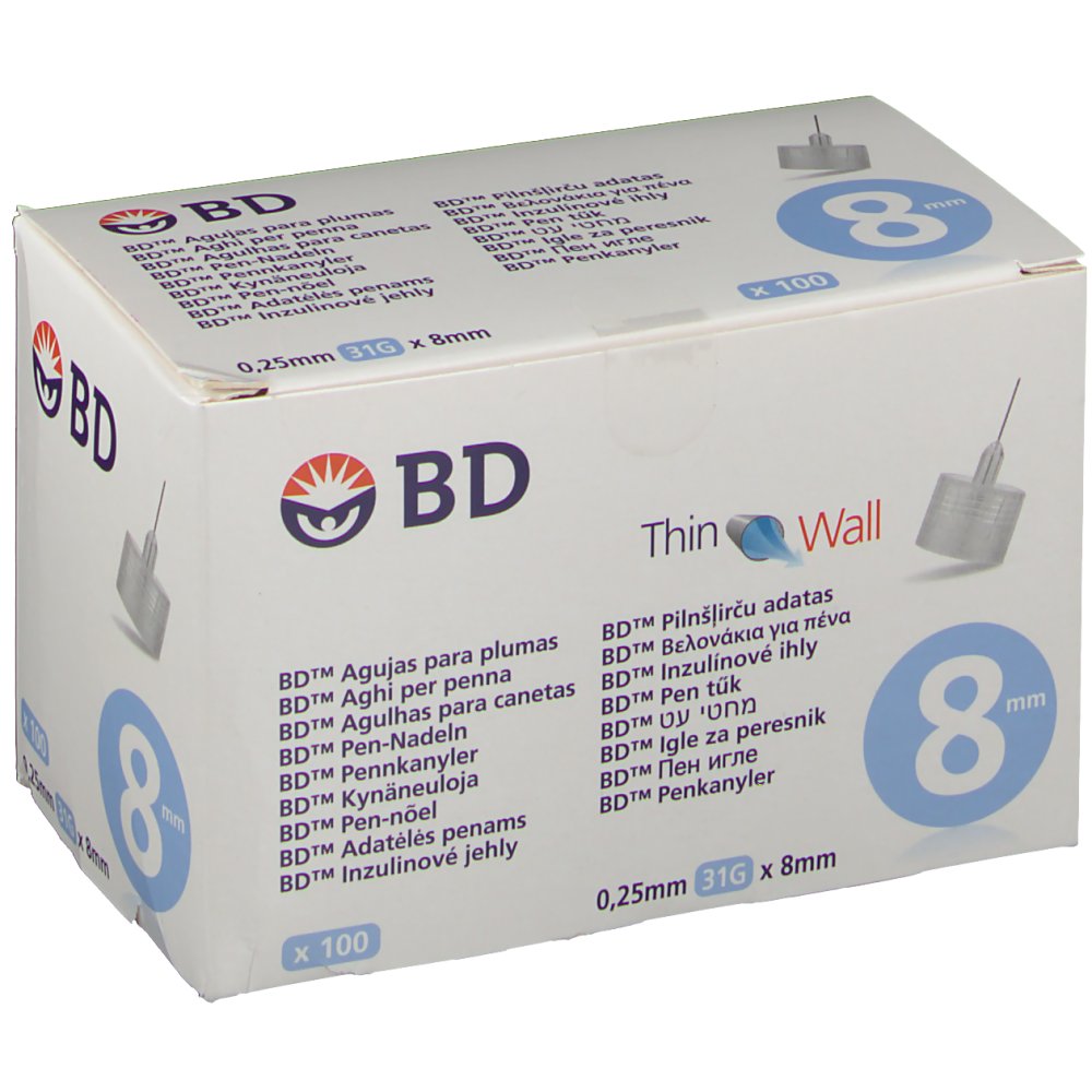 BD Pen-Nadeln 0,25 mm x 8 mm - shop-apotheke.com