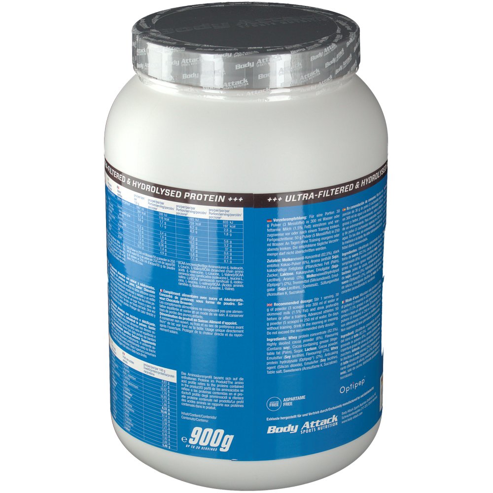 Body Attack 100 % Whey Protein Chocolate Brownie Pulver - shop-apotheke.com