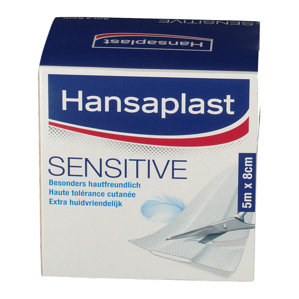 Hansaplast Sensitive Pflaster 5 m x 8 cm - shop-apotheke.com