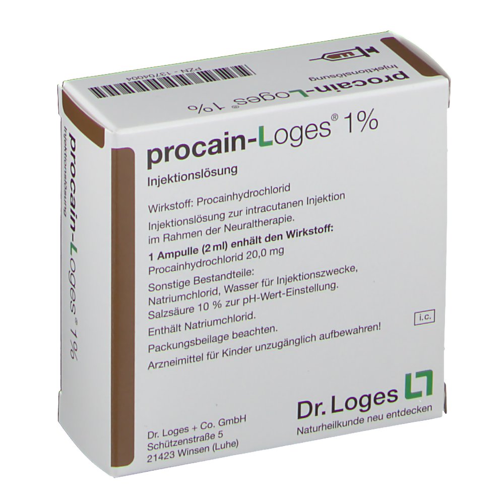 procain-Loges® 1% Injektionslösung - shop-apotheke.com