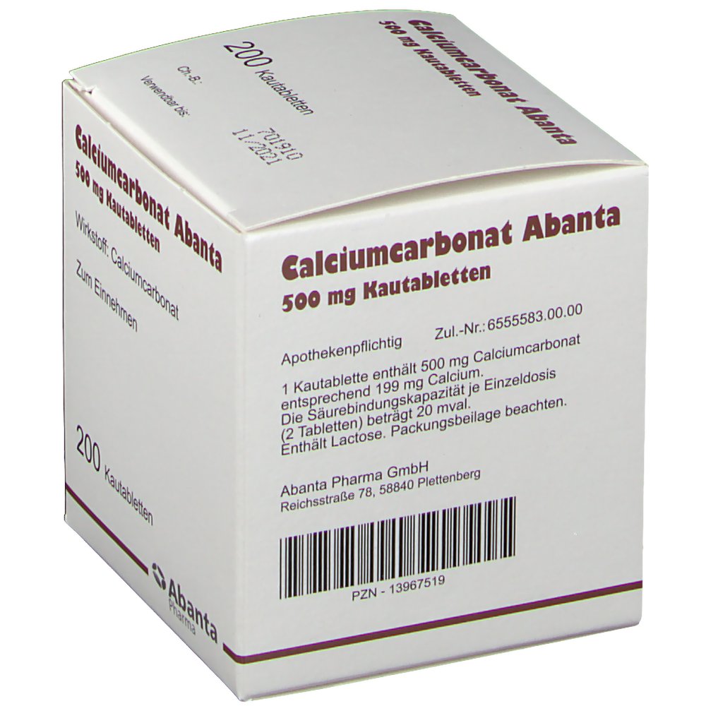 Calciumcarbonat 500 - shop-apotheke.com