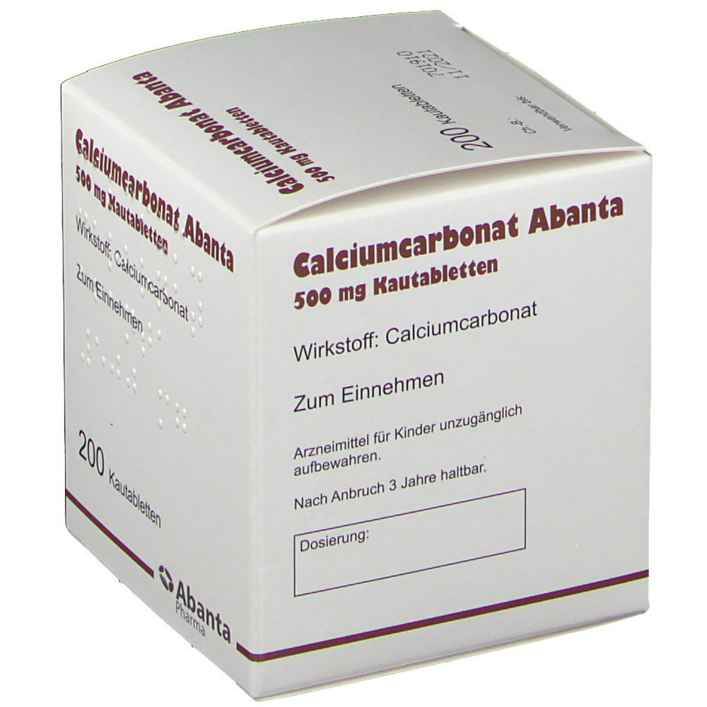 Calciumcarbonat 500 - shop-apotheke.com