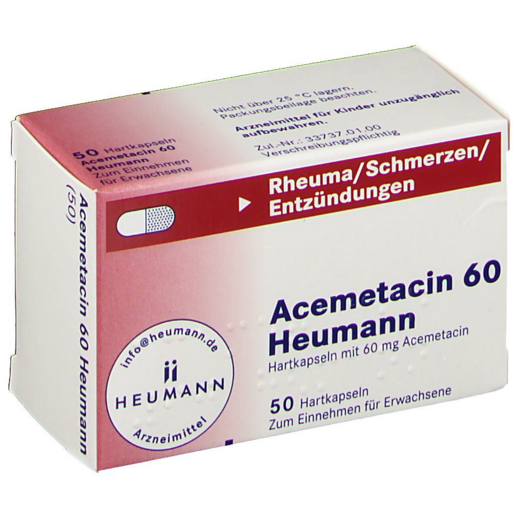 Acemetacin 60 Heumann Kapseln 50 St - shop-apotheke.com
