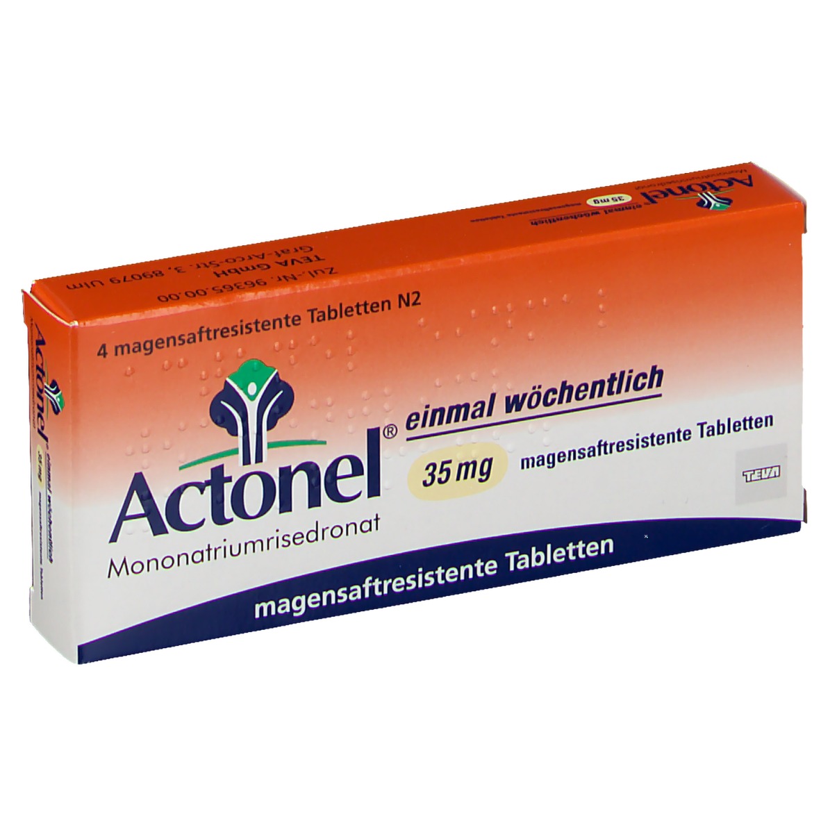 ACTONEL einmal wöchentlich 35 mg magensaftres.Tab. 4 St - shop-apotheke.com