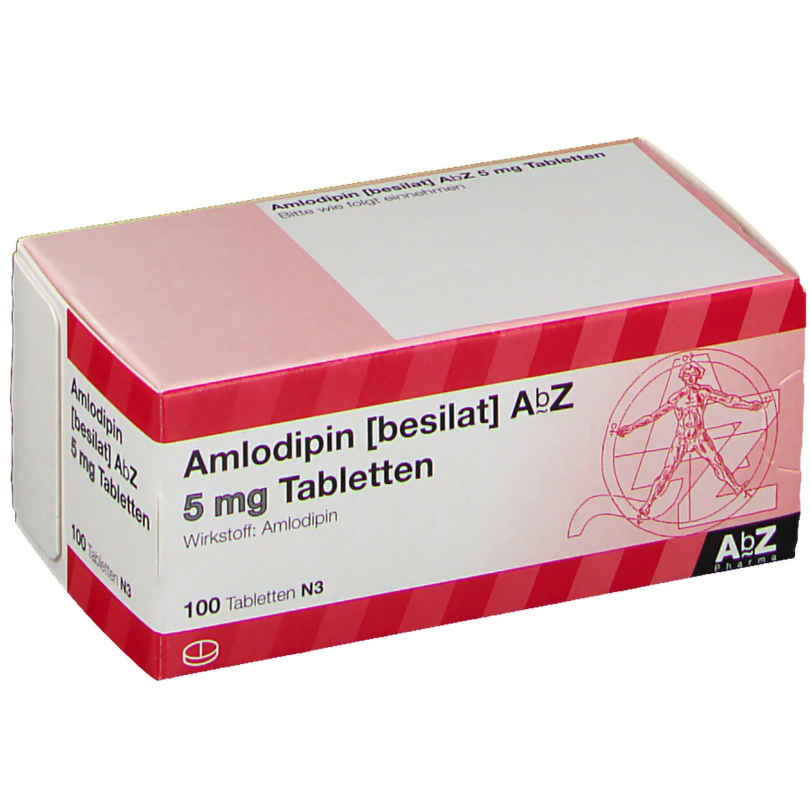 Amlodipin Besilat AbZ 5 mg Tabletten 100 St - shop-apotheke.com