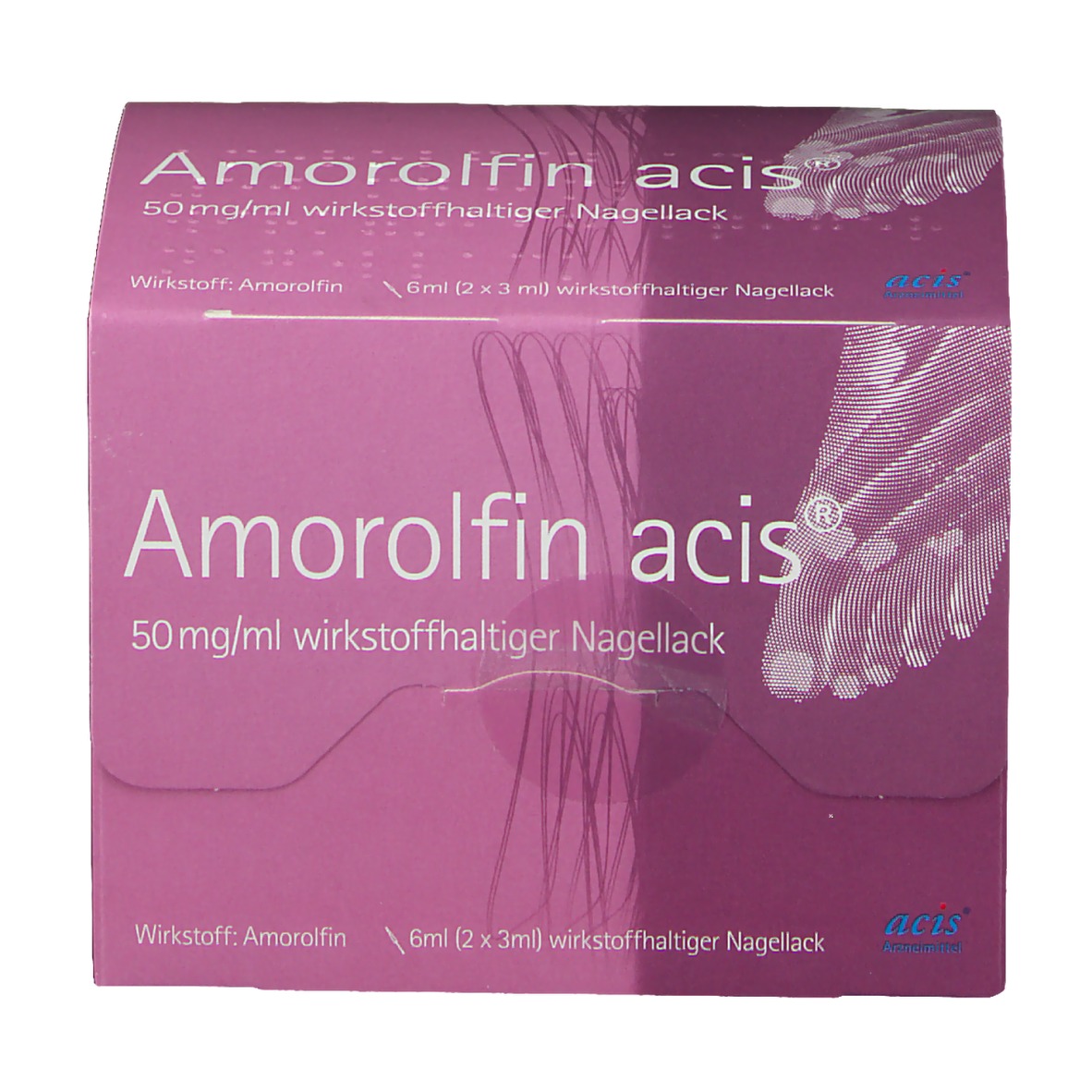 Amorolfin acis® 50 mg/ml wirkstoffhaltiger Nagellack 6 ml - shop ...