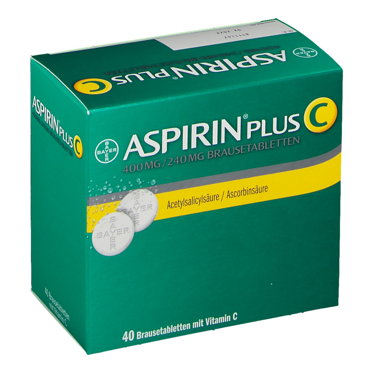 ASPIRIN® plus C Brausetabletten 40 St - shop-apotheke.com