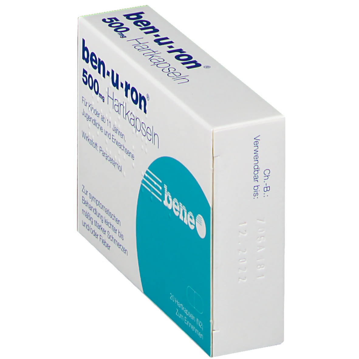 ben-u-ron® 500 mg 20 St - shop-apotheke.com