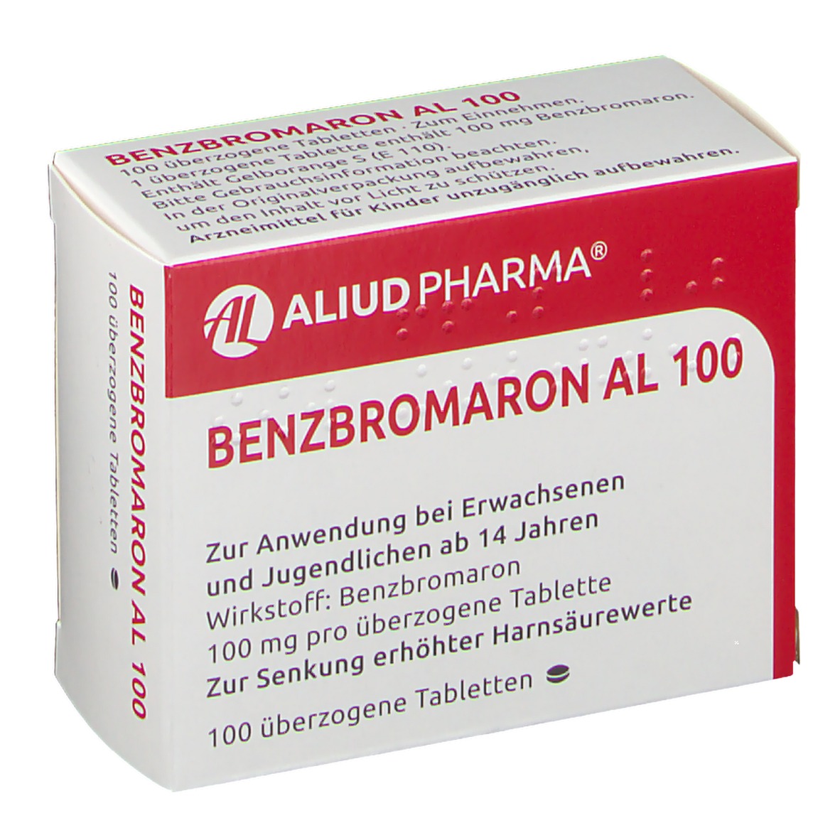 Benzbromaron Al 100 Dragees 100 St - shop-apotheke.com