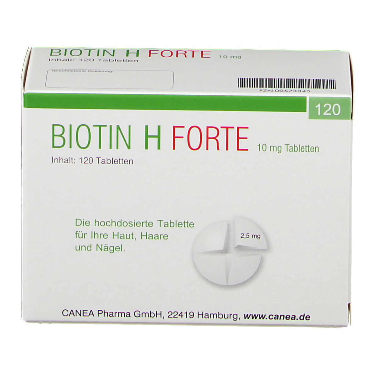 BIOTIN H forte 10mg Tabletten 120 St - shop-apotheke.com