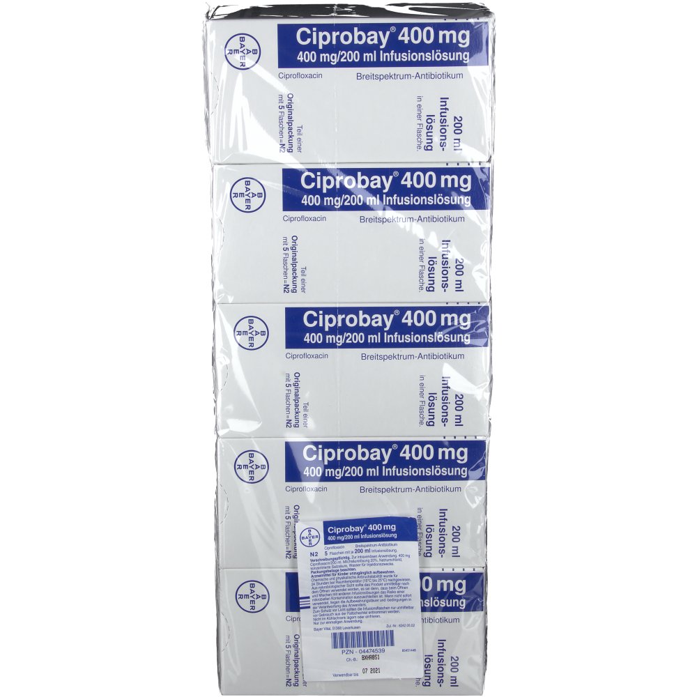 CIPROBAY 400 Infusionsloesung 5X200 ml - shop-apotheke.com
