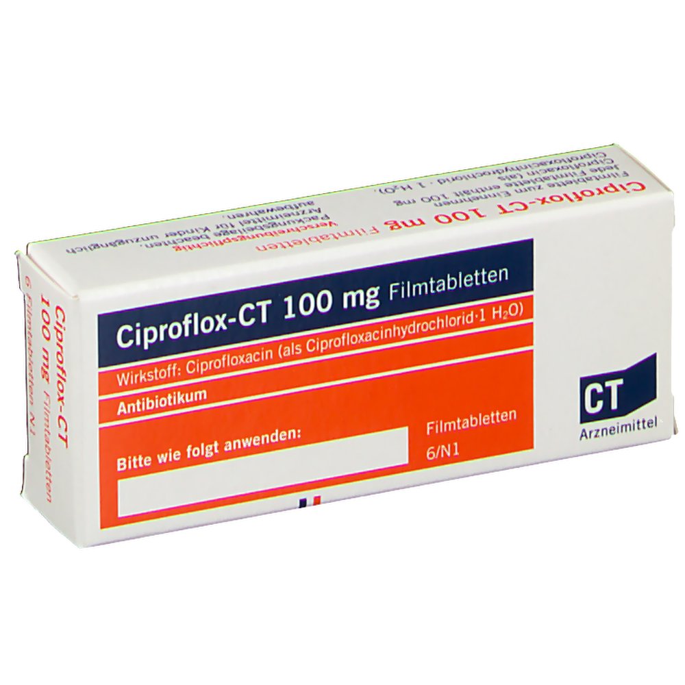 Ciproflox V. Ct 100 mg Filmtabl. 6 St - shop-apotheke.com
