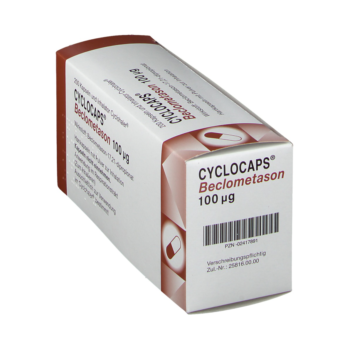 Cyclocaps Beclometason 100ug Inh.Kaps.+Cycloh. 200 St - shop-apotheke.com