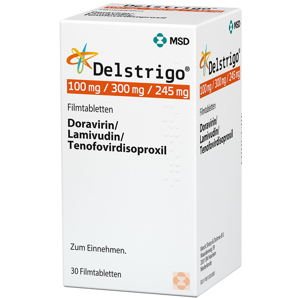 DELSTRIGO 100 mg/300 mg/245 mg Filmtabletten 30 St - shop-apotheke.com