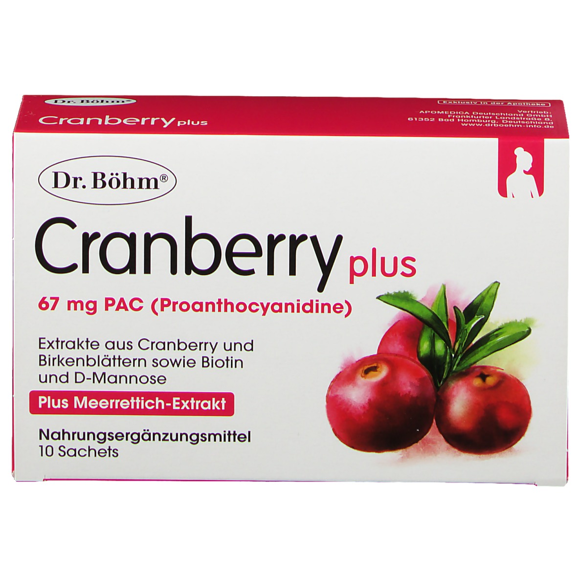 Dr. Böhm Cranberry plus 67 mg PAC 10 St - shop-apotheke.com