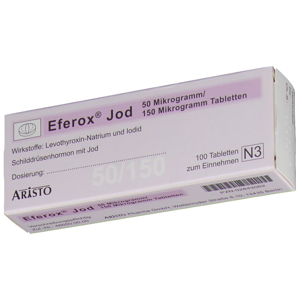 EFEROX Jod 50 µg/150 µg 100 St - shop-apotheke.com